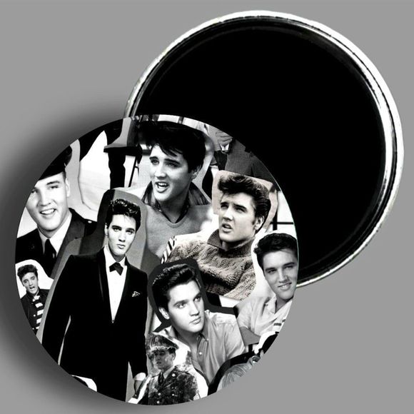 area51gallery | Accents | Elvis Presley Magnet Collage Photographs Fan ...